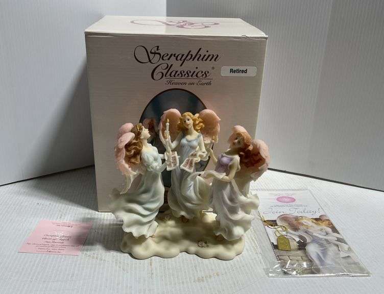 Seraphim Classics "Choir of Angels", retired 2003, box- 10 1/4"H ...