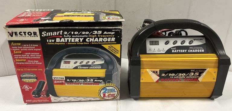 Vector battery charger, 12V, like new - Albrecht Auction Service
