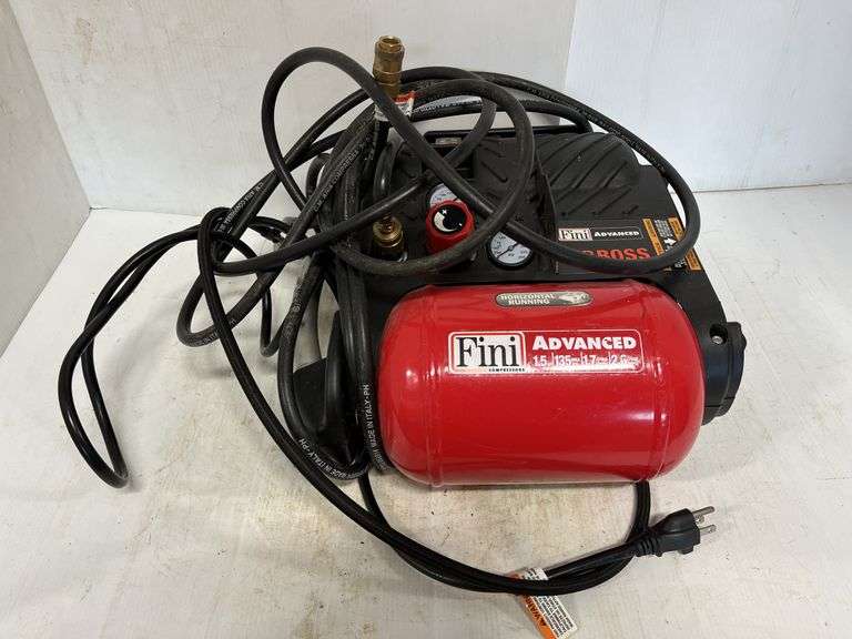 Fini advanced air boss electric air compressor/tank, 14"W x 15"D x 7"H ...