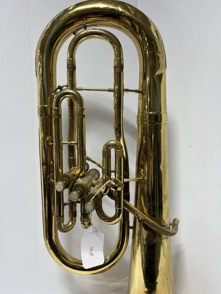 Olds 3-valve euphonium, model Ambassador, serial no. 635385, no case ...