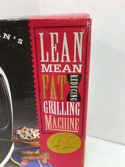 George Foreman lean mean fat reducing grilling machine, family size ...