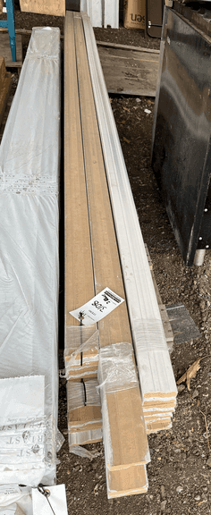 (37) Pieces of 411 MDF Casing Primed 3/4" x 3" x 16', brand new ...