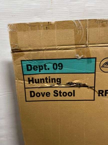 Hunting dove stool in box - Albrecht Auction Service
