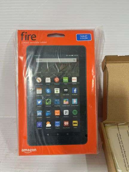 Amazon Fire Blue Quad Core internet tablet, 7", 16 GB, new Pro Case ...