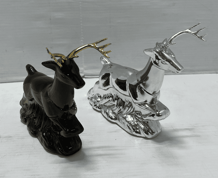 Older Avon empty perfume bottles, silver in color buck 10-point, Buck ...