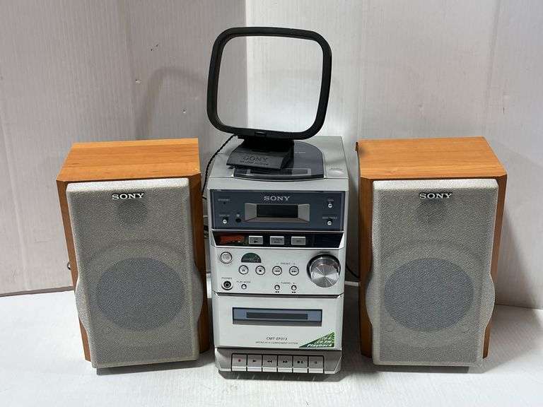 Sony CMT-EP313, micro Hi-Fi component CD/FM/AM receiver with speakers ...