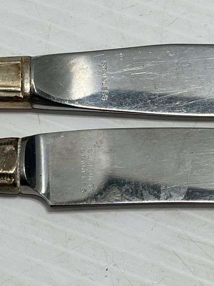 Approx. (200) antique silver-plate silverware, multiple patterns and ...