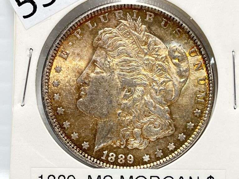 1889 Morgan dollar, MS - Albrecht Auction Service
