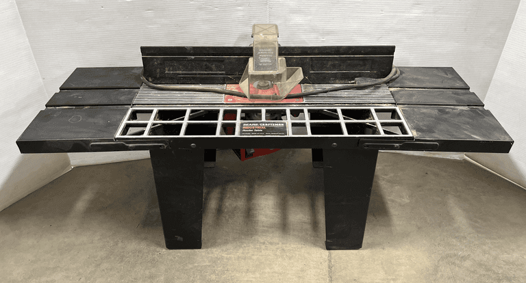Craftsman router table, 40"W x 14"D x 18"H, used, good - Albrecht ...