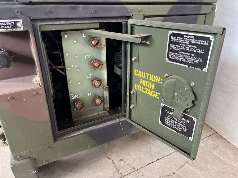 US military 5KW generator, 2-cylinder Onan engine, multi-fuel diesel ...