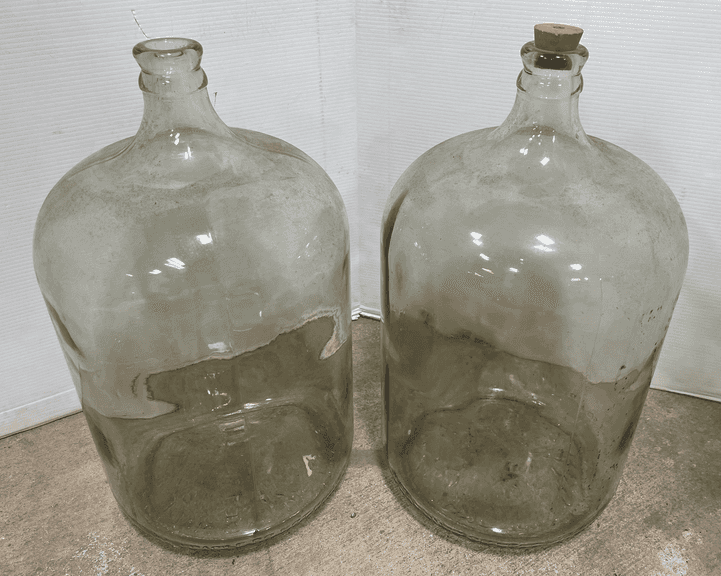 (2) 6-Gallon glass carboys - Albrecht Auction Service