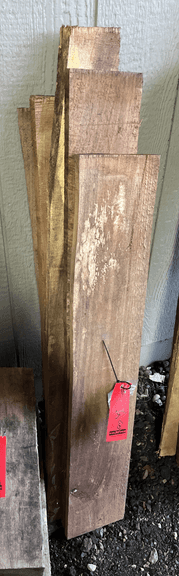 (5) Walnut boards, include: One- 1" x 6" x 38", One- 1" x 6" x 40", One ...