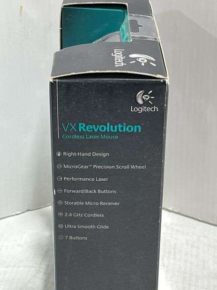 Logitech MX Revolution cordless laser mouse with hyperfast high ...