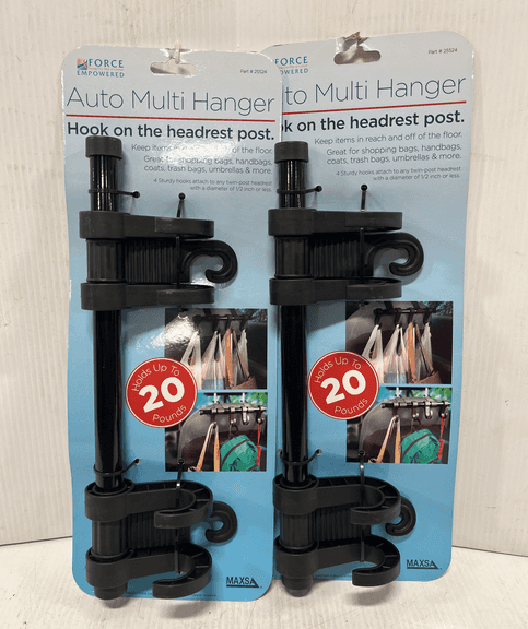 Auto multi-hangers, hooks on the headrest post, NIP - Albrecht Auction ...