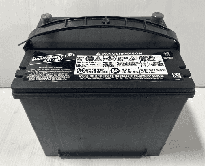 Automotive battery, guaranteed to be fully charged and in proper ...
