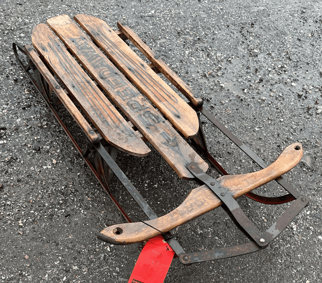 Runner sled, 45"Dia - Albrecht Auction Service