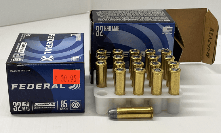 (40) Rounds of Federal .32 H&R Mag Ammo, 95-Grain Lead - Albrecht ...
