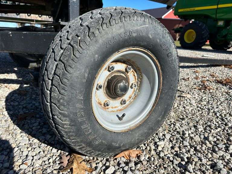 Case IH 25' Header Transport Cart, 20.5 x 8.0-10 Tires. NOTE: Owner ...