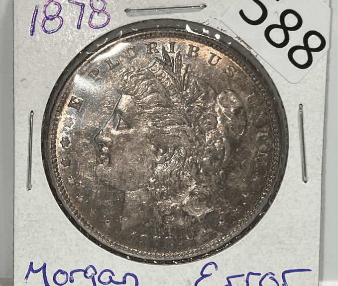 Error 1878 Morgan dollar die break "United States of America ...