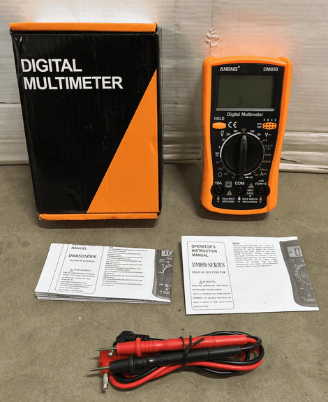 ANENG DM850 automatic digital multimeter, new - Albrecht Auction Service