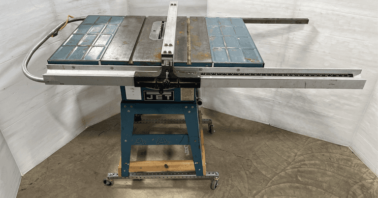Jet table saw, 62"W, works well, used - Albrecht Auction Service
