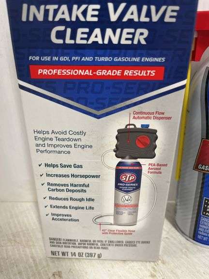 STP intake valve cleaner and lucas deep clean injection tune-up ...