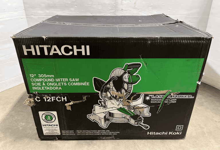 Hitachi 12" compound miter saw with laser guide, has never been used ...