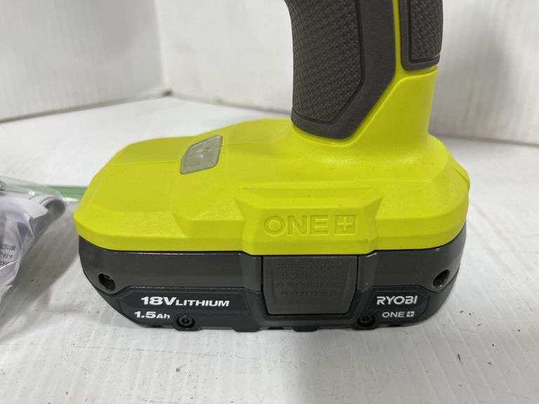RYOBI One+ 18V drill, Model No. PCL201, includes 1.5Ah battery and ...