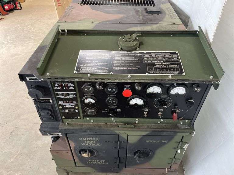 US military 5KW generator, 2-cylinder Onan engine, multi-fuel diesel ...