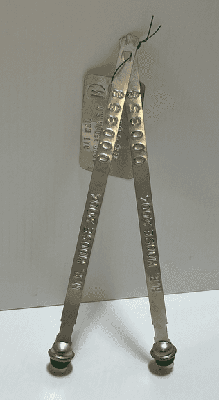 (3) Newfoundland 2004 Moose Hunting Tags, includes: 1- Jaw Tag, and 2 ...