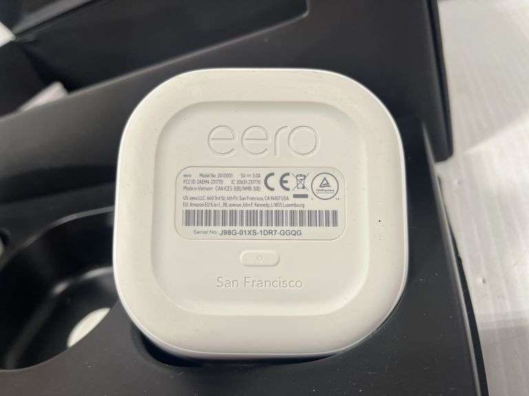 EERO home WiFi system, 2-pack model, J01001, includes power supply ...