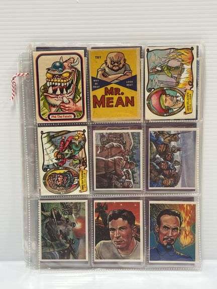 (35) Non-sport cards, include: No. 1 Phil the Fantastic Sticker, 1988 ...