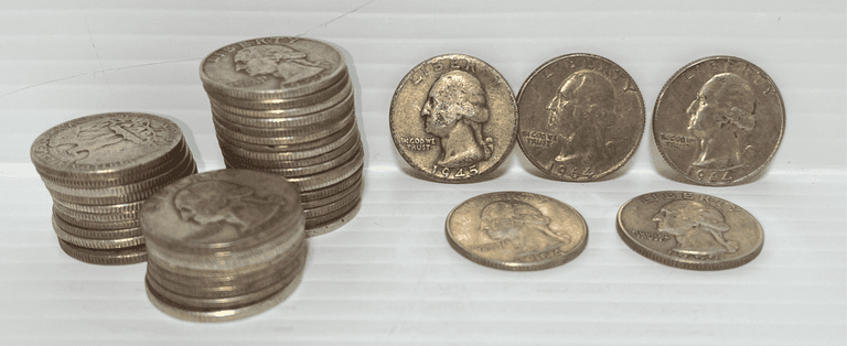 (40) Quarters, 90% silver - Albrecht Auction Service