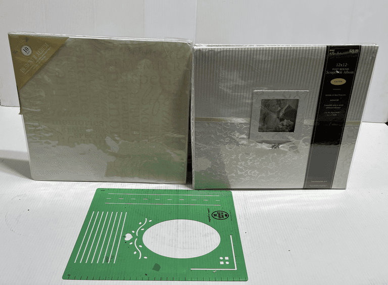 Scrapbooking/Card making supplies, includes: (2) 12" x 12" albums, 12 ...