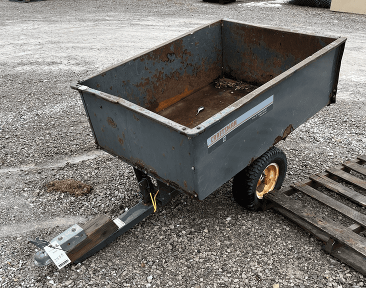 Craftsman trailer, 37.75"W x 15 1/2"D x 49"L - Albrecht Auction Service