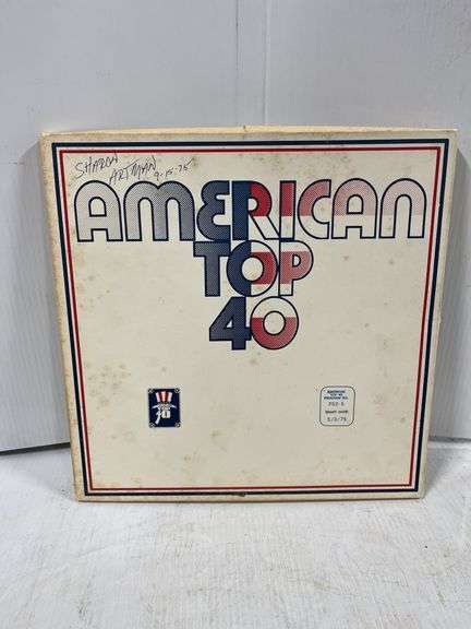 (3) Old records, The Beatles 2nd, The Lennon Sisters, American Top 40 ...