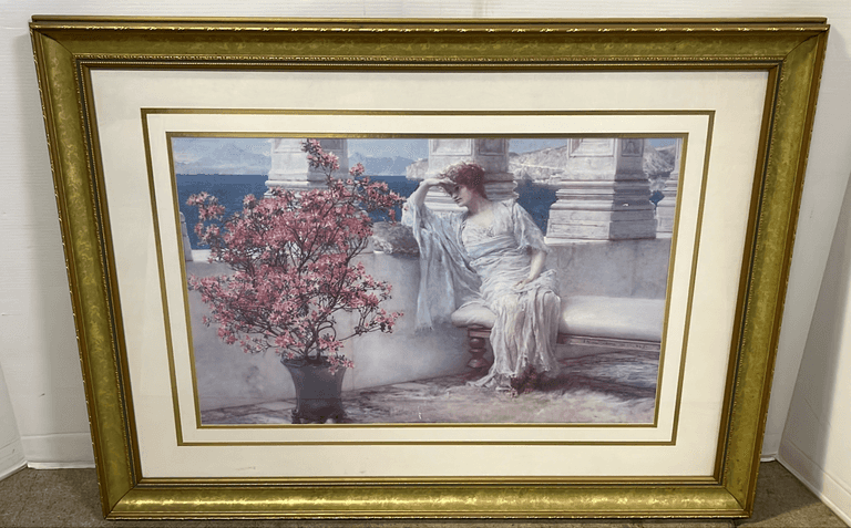 Print "Her eyes are with her thoughts and they are far away", By Sir ...