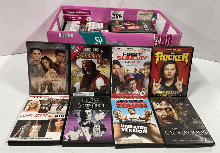 (50) Assorted DVD movies and shows, used - Albrecht Auction Service