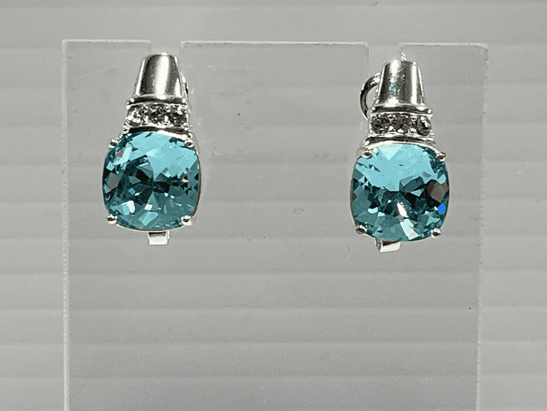 Pierced earring, Swarovski, 3/4"H, never worn, new with tags, NIB ...