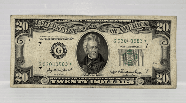 1950 $20 Star Note - Albrecht Auction Service