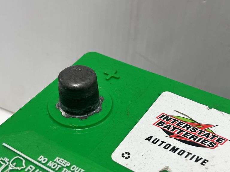 Interstate automotive battery, top post, guaranteed to be fully charged ...