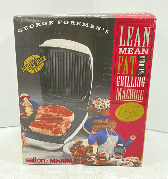 George Foreman lean mean fat reducing grilling machine, family size ...