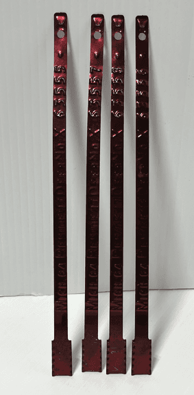 (4) Michigan metal 1964 deer tags with consecutive numbers, 63555-63558 ...