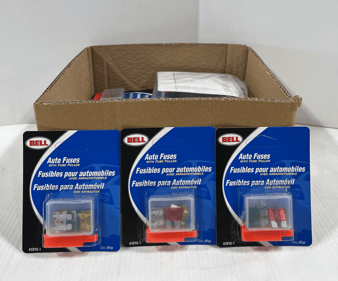 (24) Packages of Bell Auto fuses with fuse puller, each package has 5 ...
