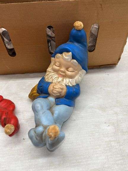 (7) Dwarf Figures, up to 11"L, good - Albrecht Auction Service
