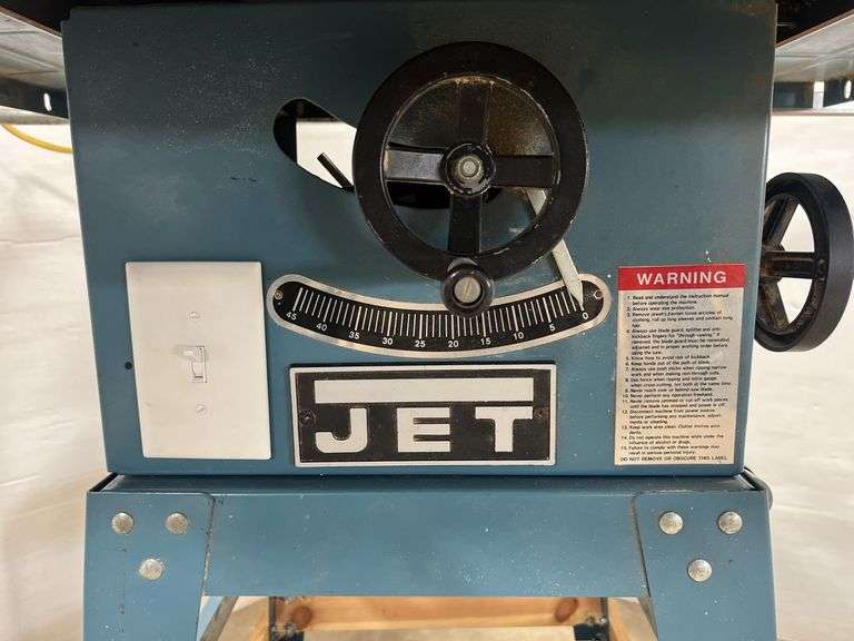 Jet table saw, 62"W, works well, used - Albrecht Auction Service