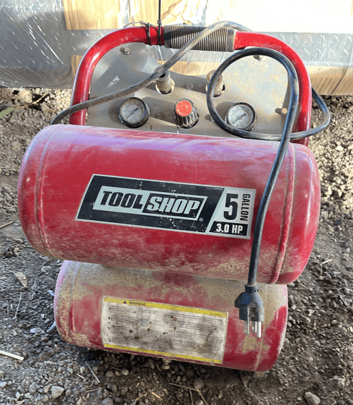 Tool Shop portable air compressor, Model No. ATO 1115-5, 314 P, 5 ...