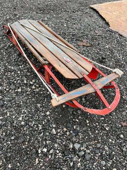 Runner sled, 45"L - Albrecht Auction Service