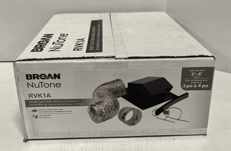 Broan Nutone roof ducting installation kit, NIB - Albrecht Auction Service