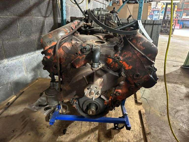 402 Chevy big block engine, thought to have been removed from a donated ...